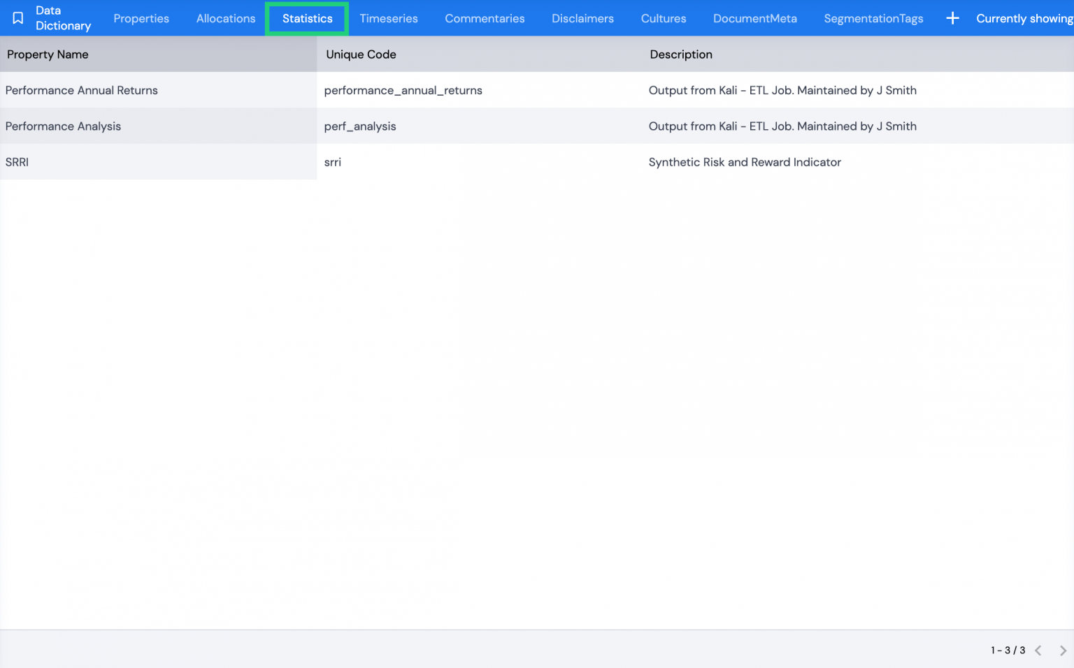 The Data Dictionary Explained – Kurtosys Help